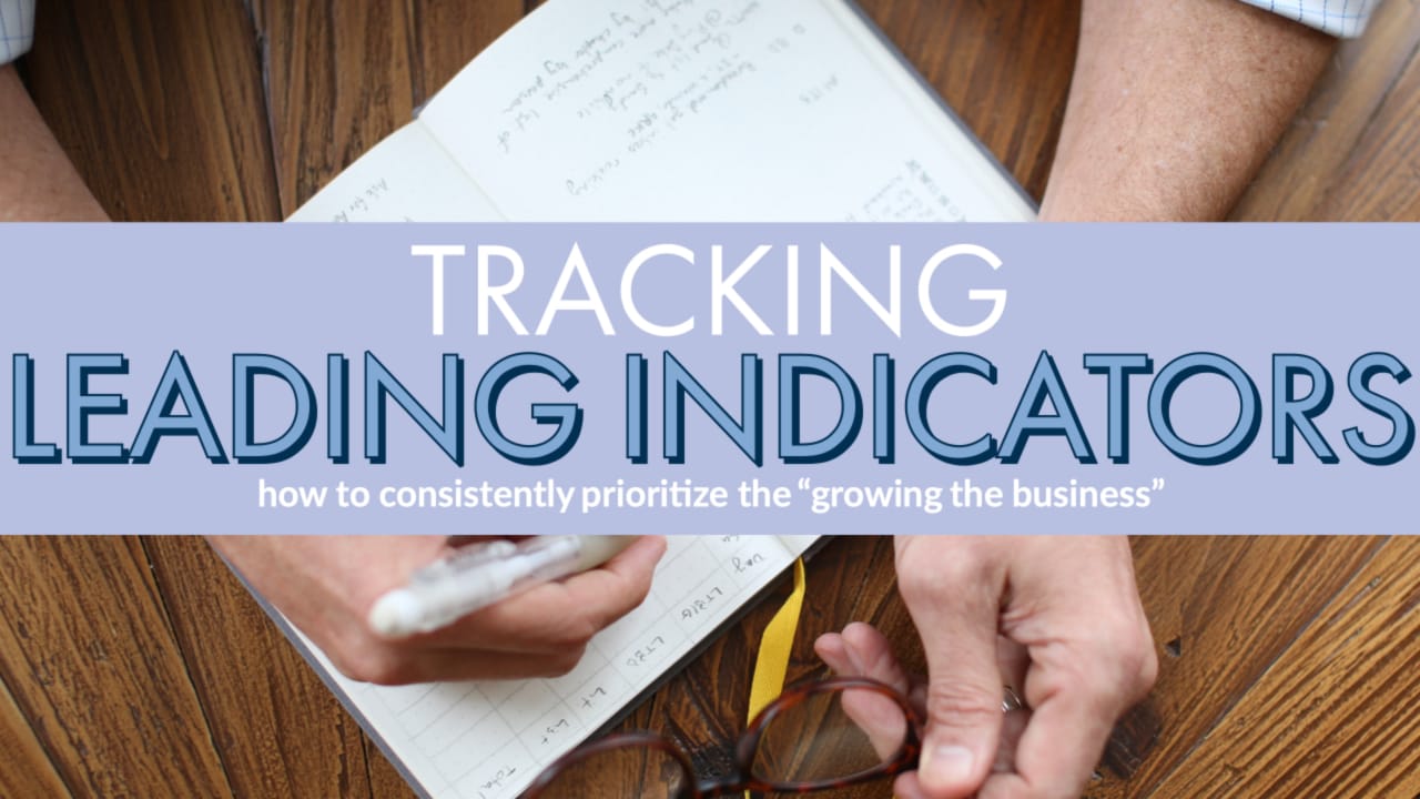 Tracking Leading Indicators - Bunnell Idea Group